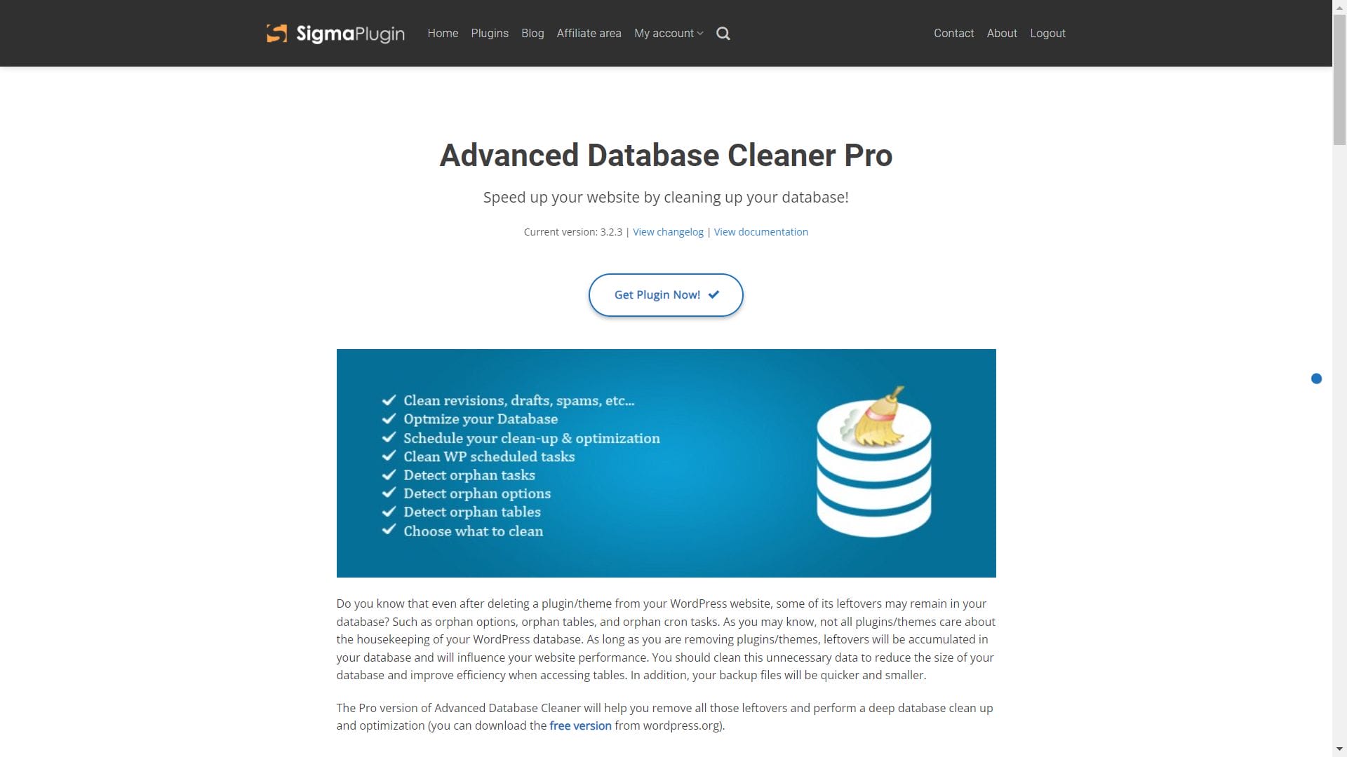 Advanced Database Cleaner – review and settings • It Startup